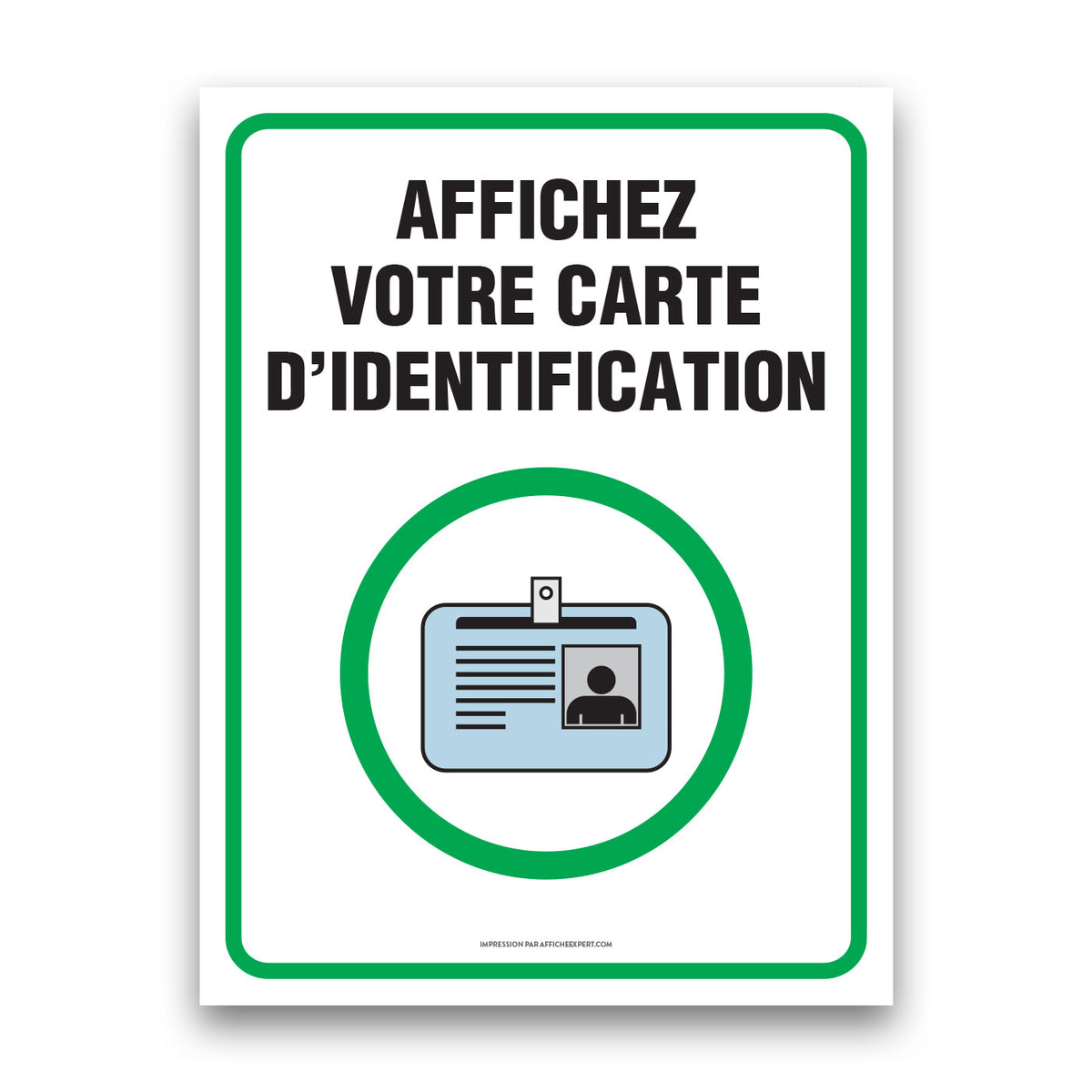 Affiche - Cartes d'identification – Affiche Expert