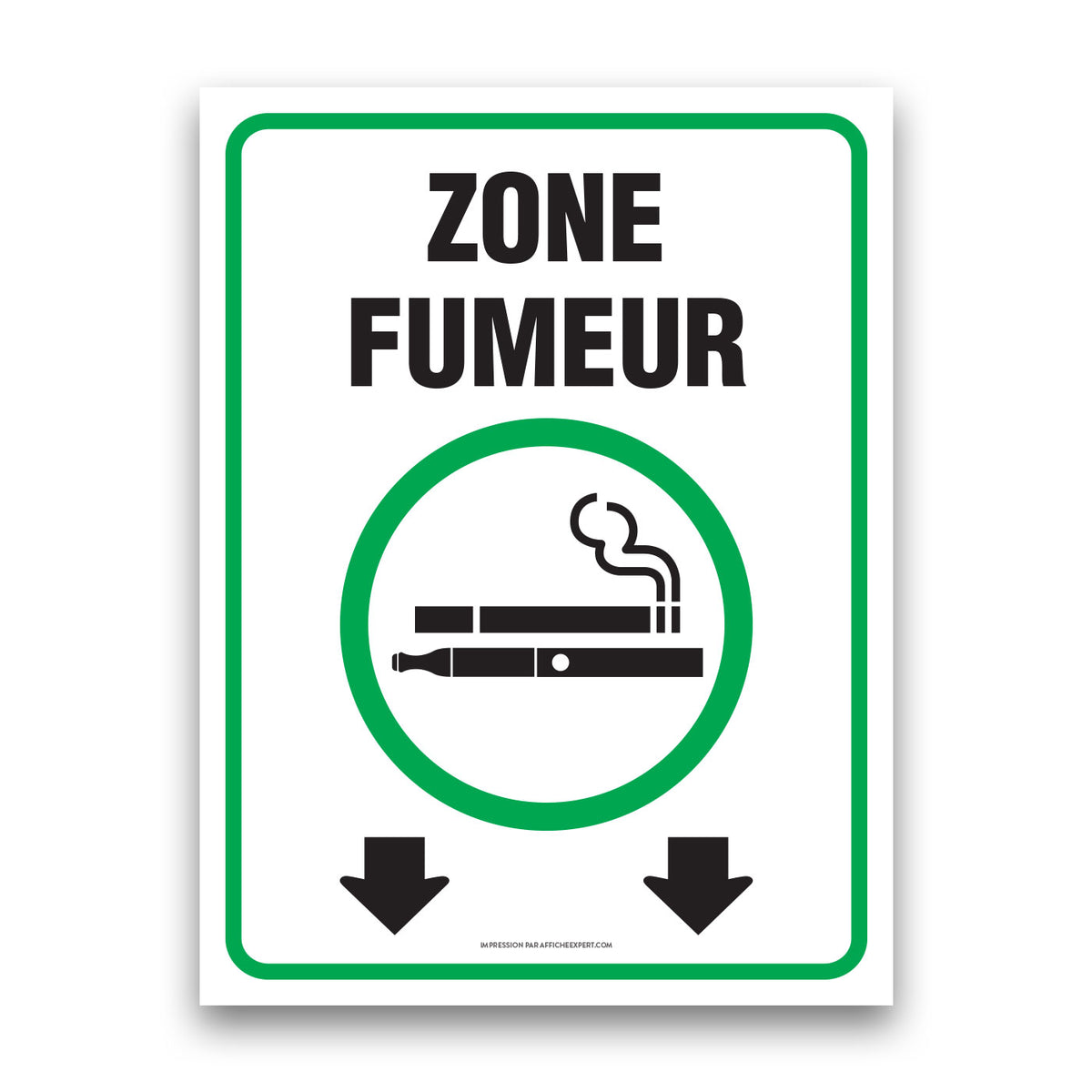Interdiction de fumer – Affiche Expert