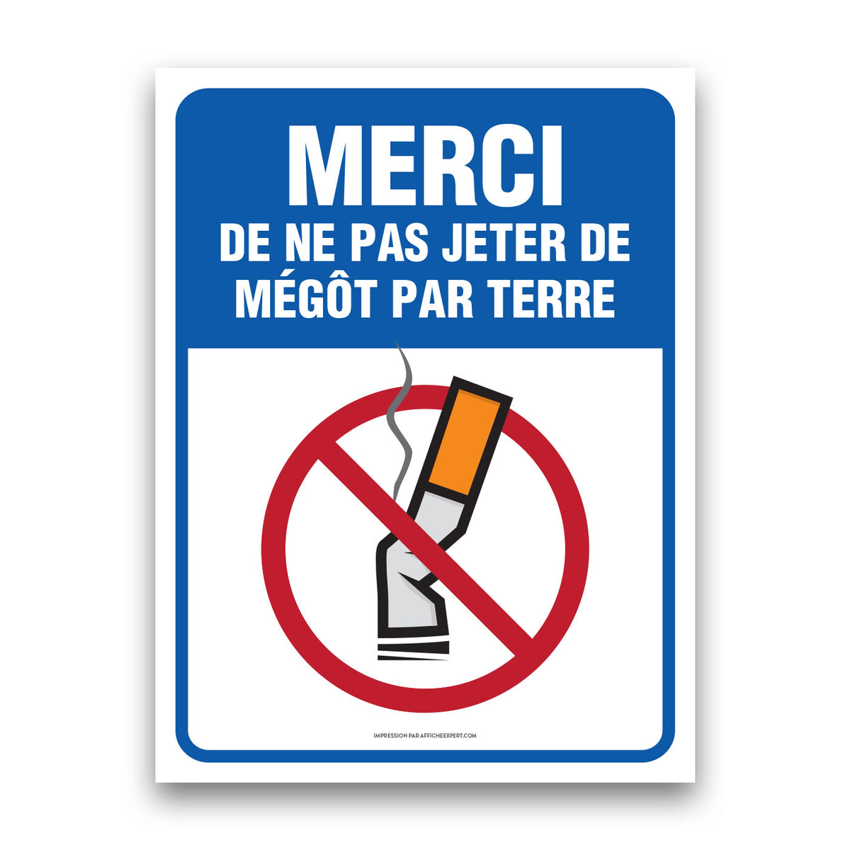 Interdiction de fumer – Affiche Expert