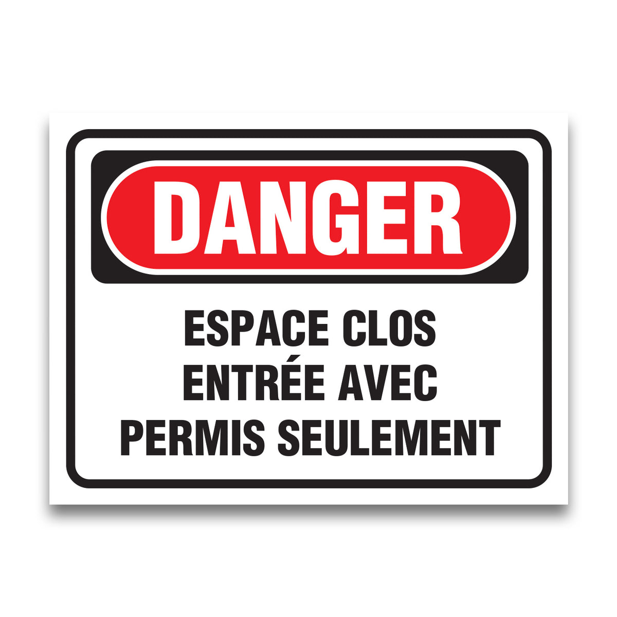 Affiche - Danger - Espace Clos – Affiche Expert