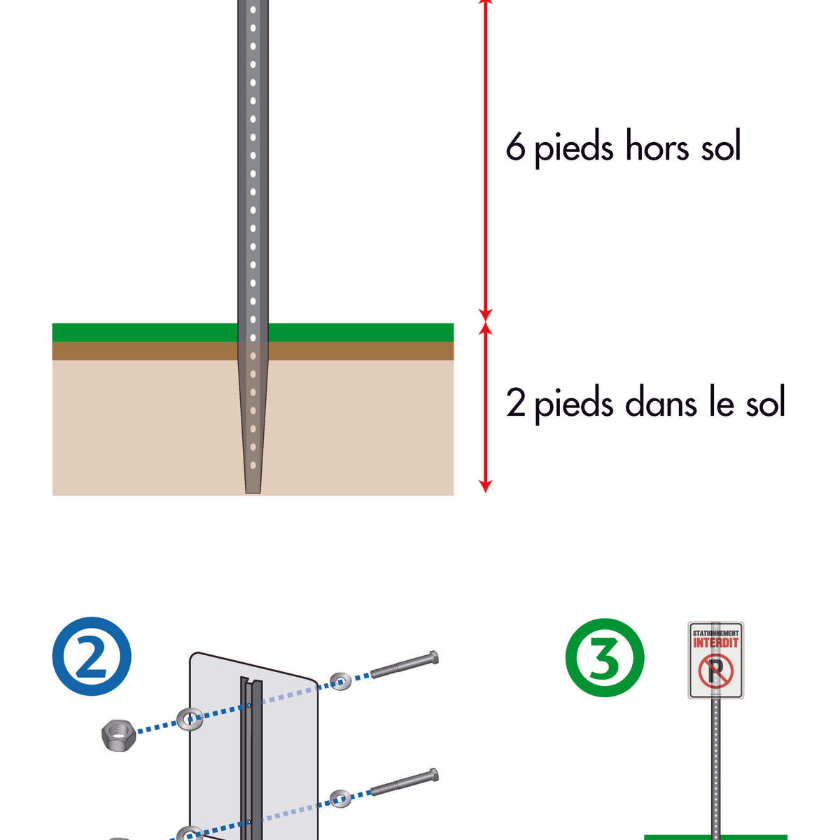 Poteau en U – Affiche Expert