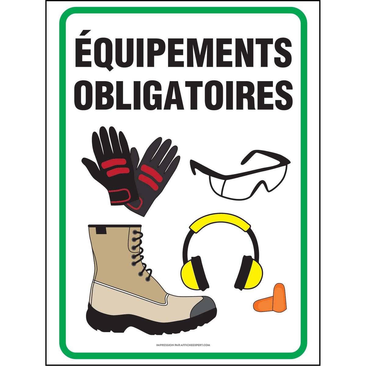 Signalisation SST pour un milieu de travail sécurisé | Affiche Expert ...