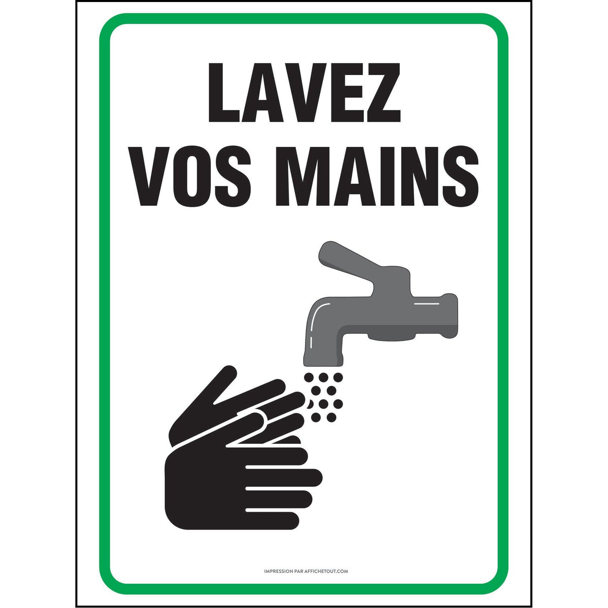 Affiche - Lavez vos mains – Affiche Expert